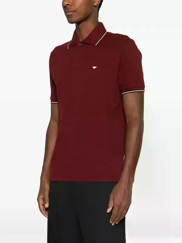 Emporio Armani Logo-patch Polo Shirt