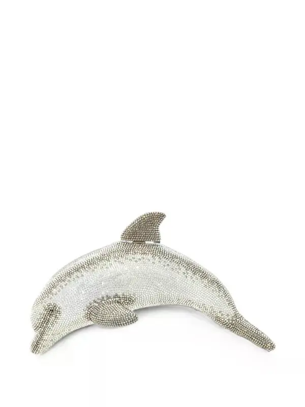 Judith Leiber Crystal-embellished Dolphin Clutch Bag