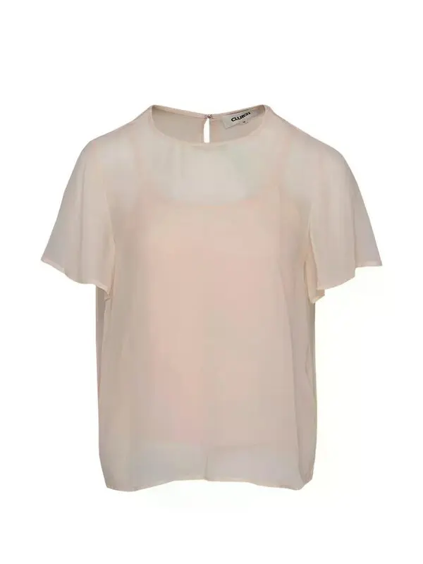 CLUB21 Semi-sheer Silk Blouse