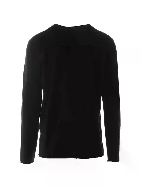 THOM KROM Exposed Seam Crew Neck Sweater