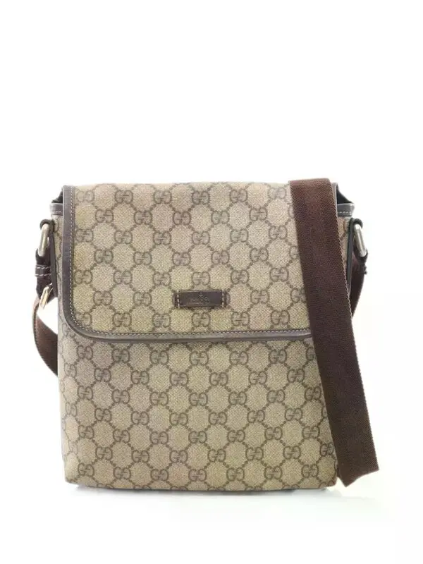 Gucci 2000s Gg Supreme Canvas Shoulder Bag