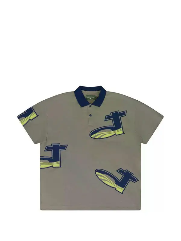 DENIM TEARS Short-sleeve Polo Shirt