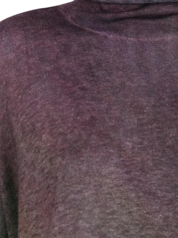 Avant Toi Roll-neck Drop-shoulder Sweater
