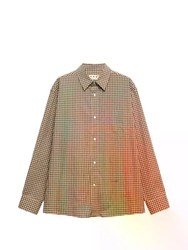 Marni Micro-checked Shirt - Neutrals