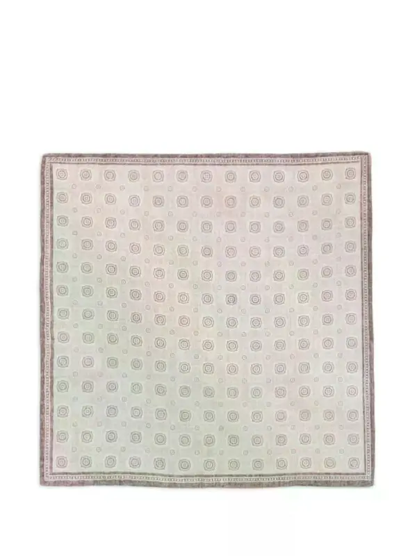 Eleventy Geometric-print Pocket Square