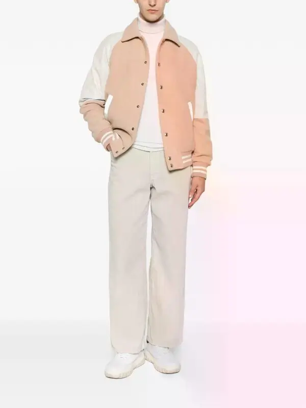 Eleventy Panelled Wool Bomber Jacket