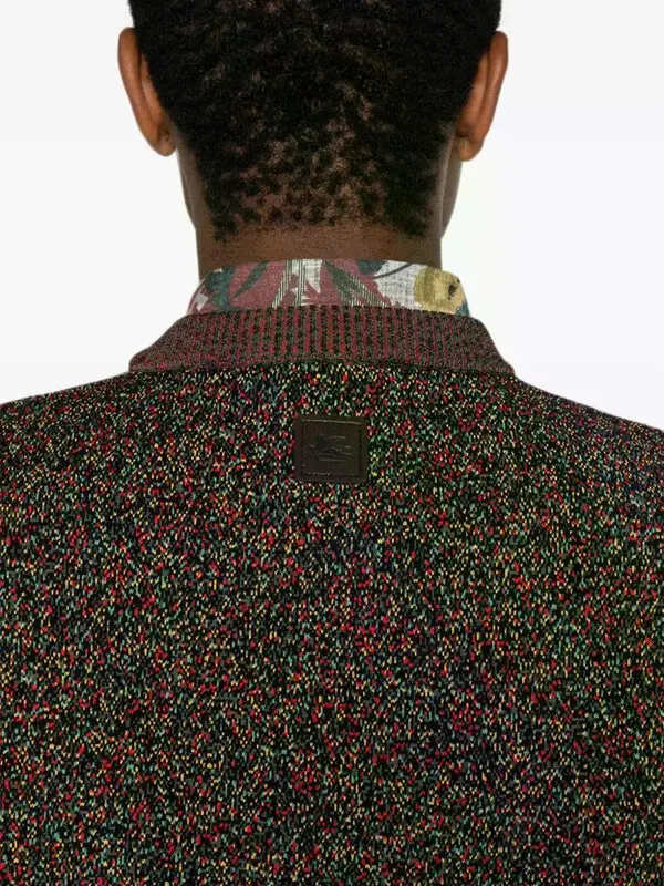 Etro Wool-blend Knit Sweater With Owl Motif