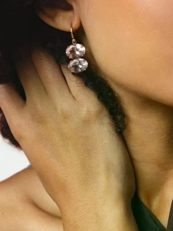 Irene Neuwirth Gemmy Gem Morganite Earrings