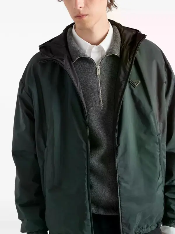 Prada Reversible Re-nylon Jacket - Green