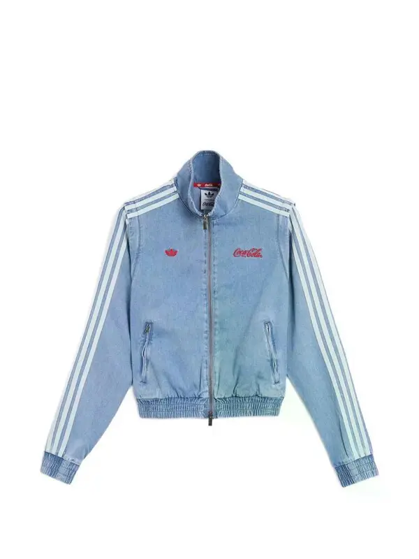 Adidas X Coca-cola Embroidered Denim Jacket