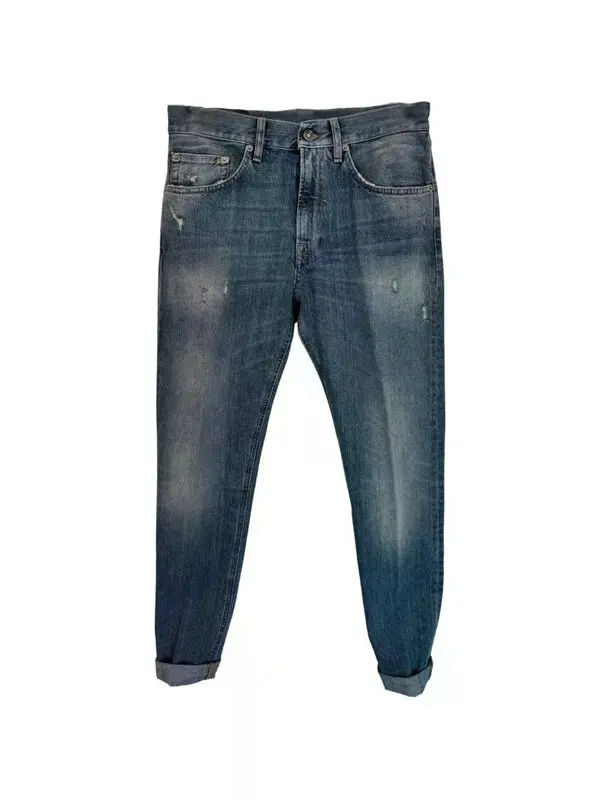 DONDUP Distressed Effect Tapered Jeans