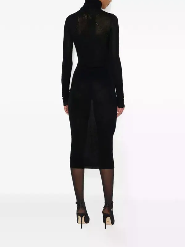 Elisabetta Franchi Knit Openwork Dress