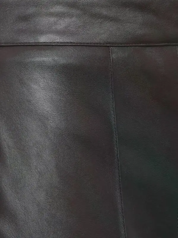 Elisabetta Franchi High-waisted Ribbed Bell-bottom Trousers