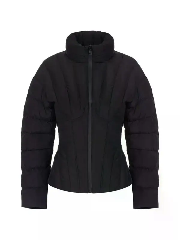 Elisabetta Franchi Down Jacket In Voile Fabric