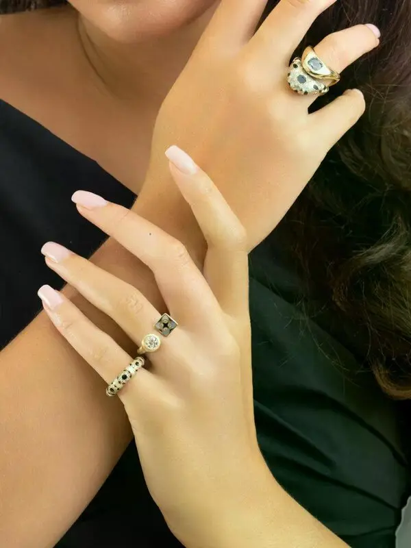 ZAHN-Z Sadaf Mother-of-pearl And Diamond Ring