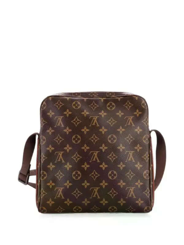LOUIS VUITTON Trotteur Beaubourg Handbag Monogram Canvas Crossbody Bag - Brown