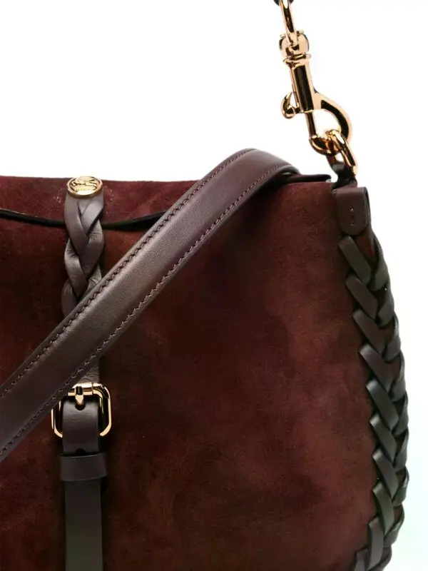 Etro Braided Suede Cross Body Bag