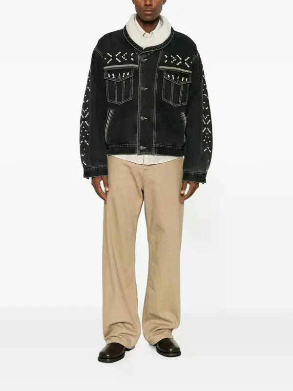 MARANT Isabel Embroidered Denim Jacket