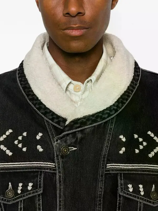MARANT Isabel Embroidered Denim Jacket