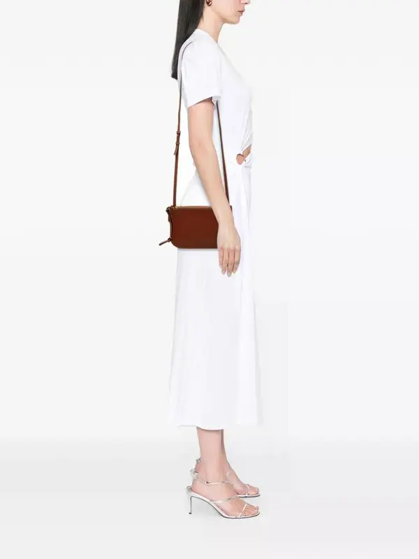 Loewe 2020 Leather Gate Double Zip Pouch Crossbody Bag