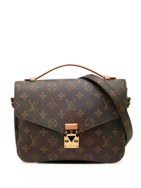 LOUIS VUITTON 2021 Monogram Pochette Metis Satchel
