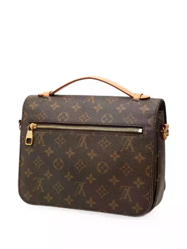 LOUIS VUITTON 2021 Monogram Pochette Metis Satchel