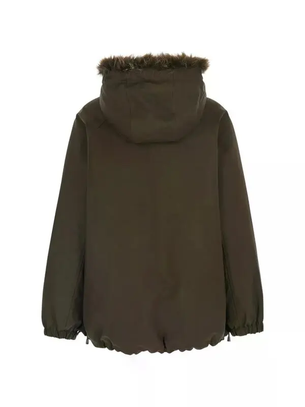 VALENTINI 1972 Faux-fur Trim Hooded Jacket
