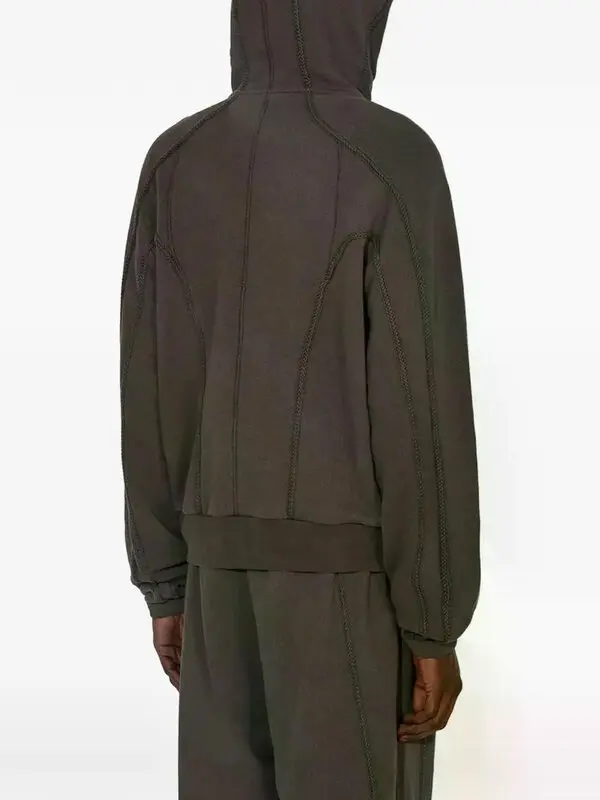 _J.L - A.L_ Plio Woven-trim Hoodie