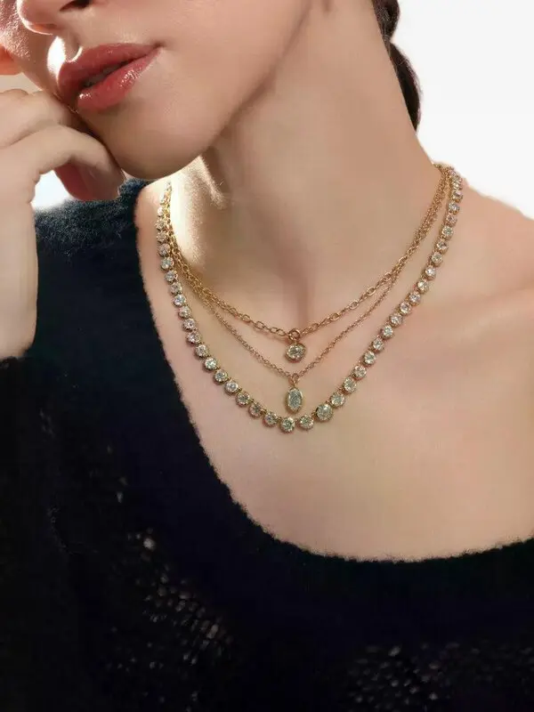 Sutra Diamond Pendant Necklace In 18k Yellow