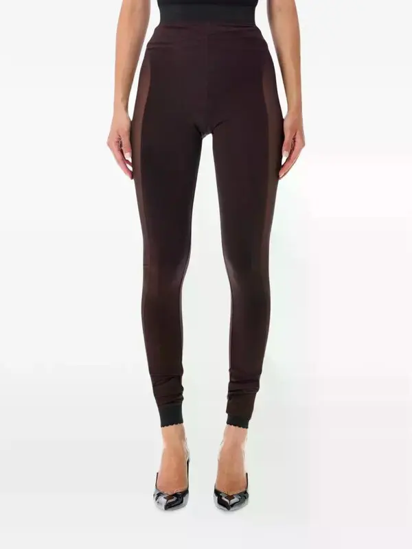 Attico Mesh-panelled Leggings