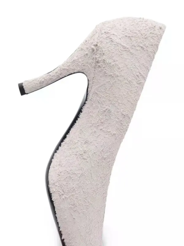 Loulou De Saison Faye Distressed Leather Pumps