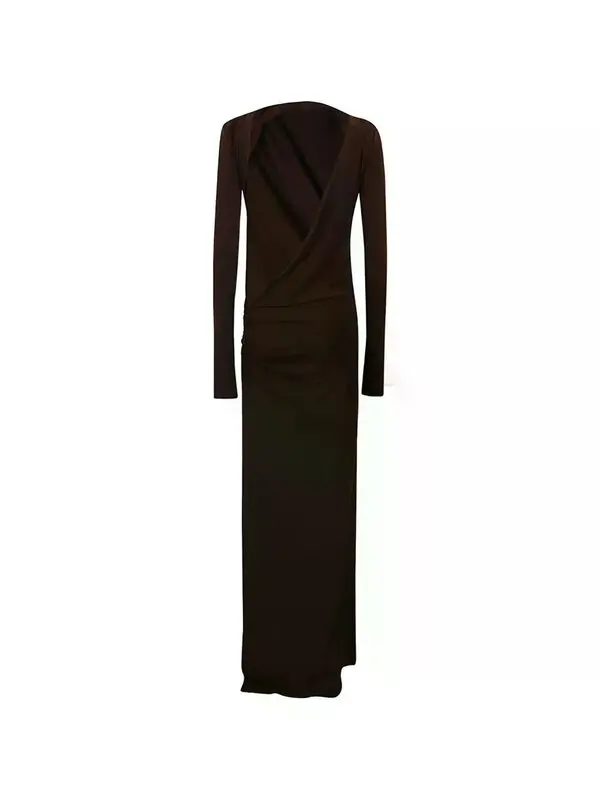 Andamane Ruched Draped Dress