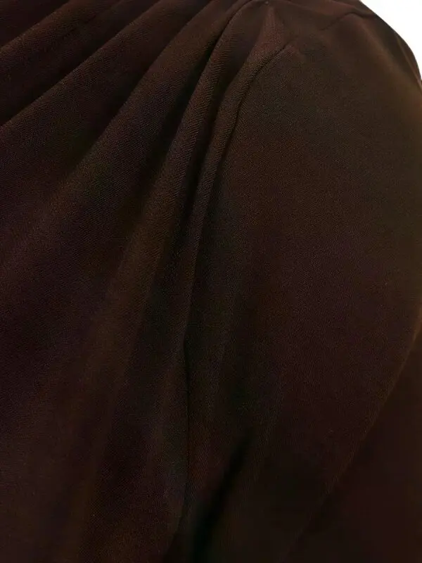 Andamane Ruched Draped Dress