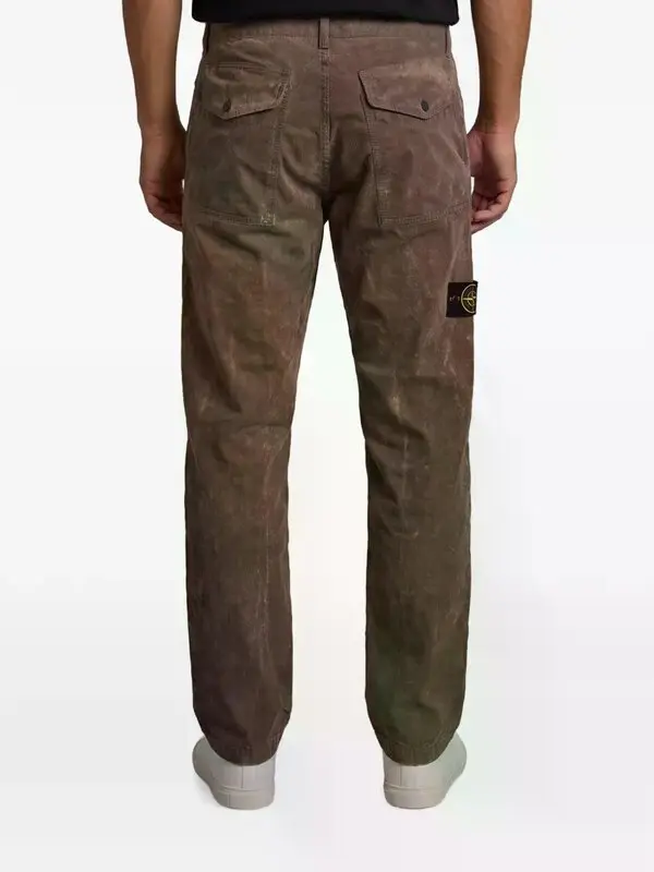 Stone Island Terra-effect Corduroy Trousers