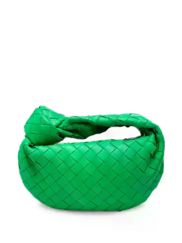 Bottega Veneta 2012-2026 Mini Nappa Intrecciato Jodie Hobo Bag - Green