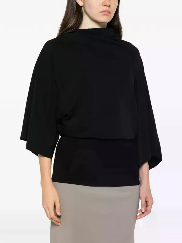 Rick Owens Asymmetric Sleeve Top