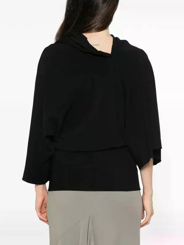 Rick Owens Asymmetric Sleeve Top