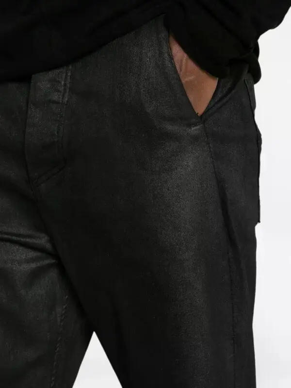 THOM KROM Coated Straight-leg Trousers
