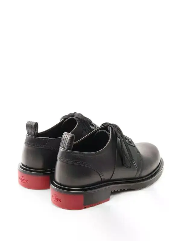 Valentino Garavani 2020s Rockstud Leather Derby Shoes