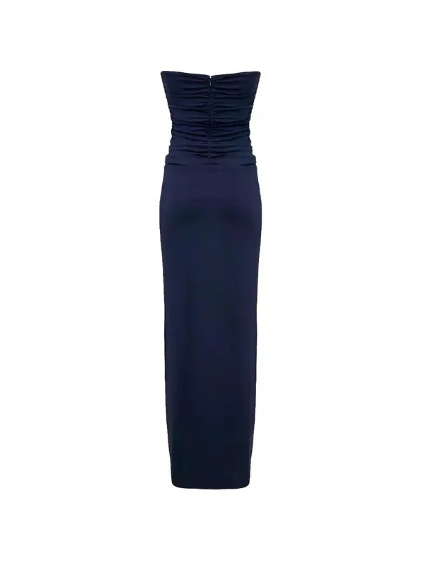Simkhai Emma Draped Strapless Gown