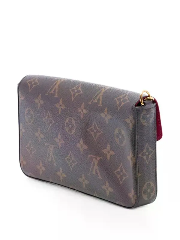 LOUIS VUITTON 2020 Monogram Pochette Felicie Crossbody Bag - Brown
