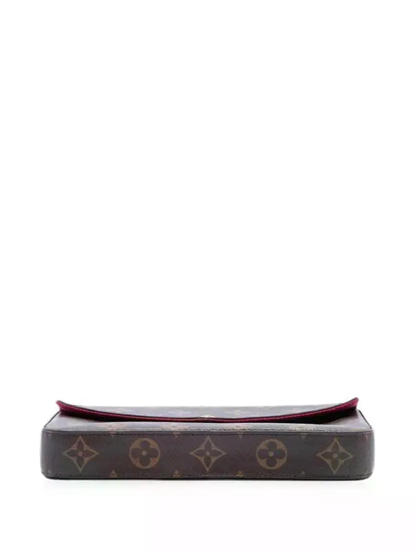 LOUIS VUITTON 2020 Monogram Pochette Felicie Crossbody Bag - Brown