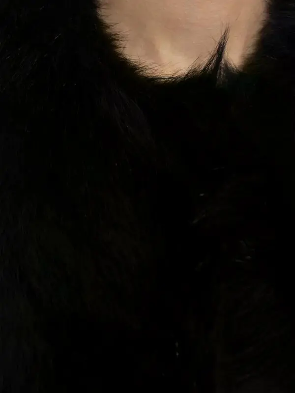 Dolce & Gabbana Lamb Fur Cropped Coat
