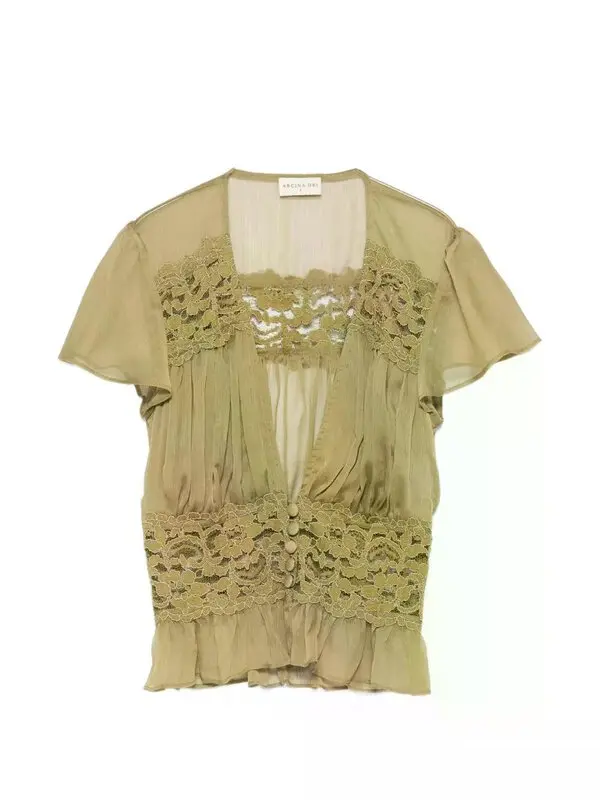 Arcina Ori Sabrina Lace-panel Top