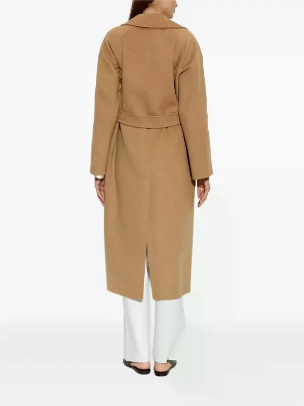 Max Mara Long Camel Robe Coat