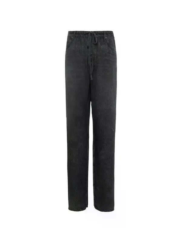 Rag & Bone Miramar Slink Drawstring Jeans - Black