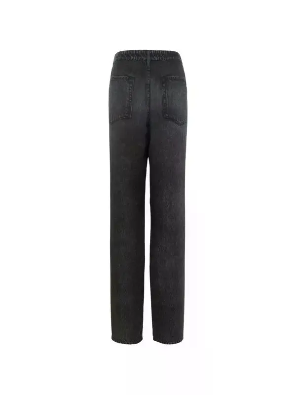 Rag & Bone Miramar Slink Drawstring Jeans - Black
