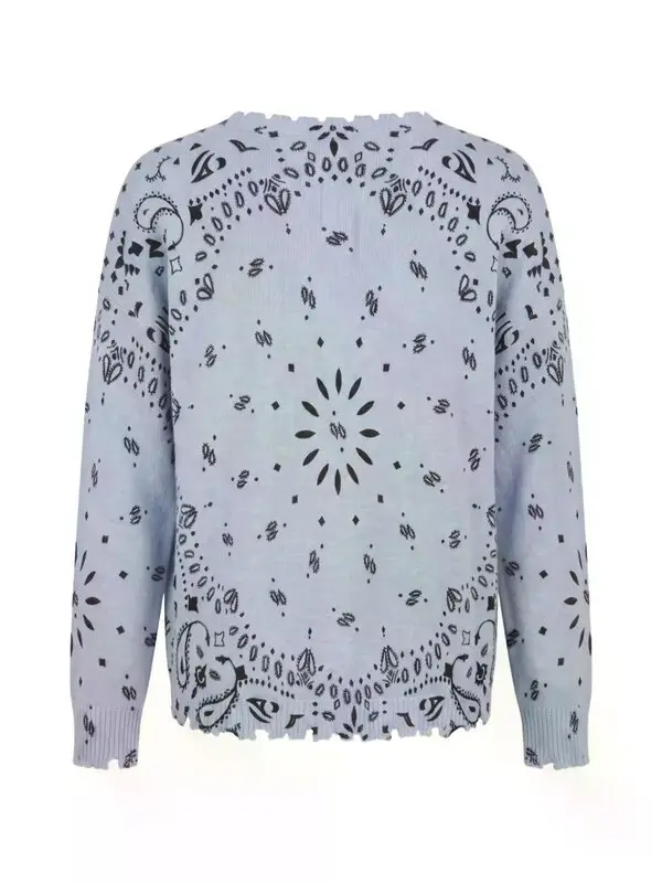 KUJTEN Mela Bandana-print Sweater