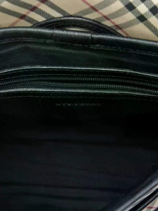 Burberry Nova Check Canvas Crossbody Bag