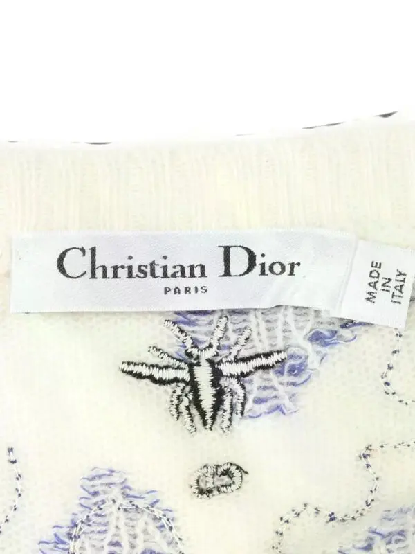 Dior 2010s Around The World Embroidered Sweater